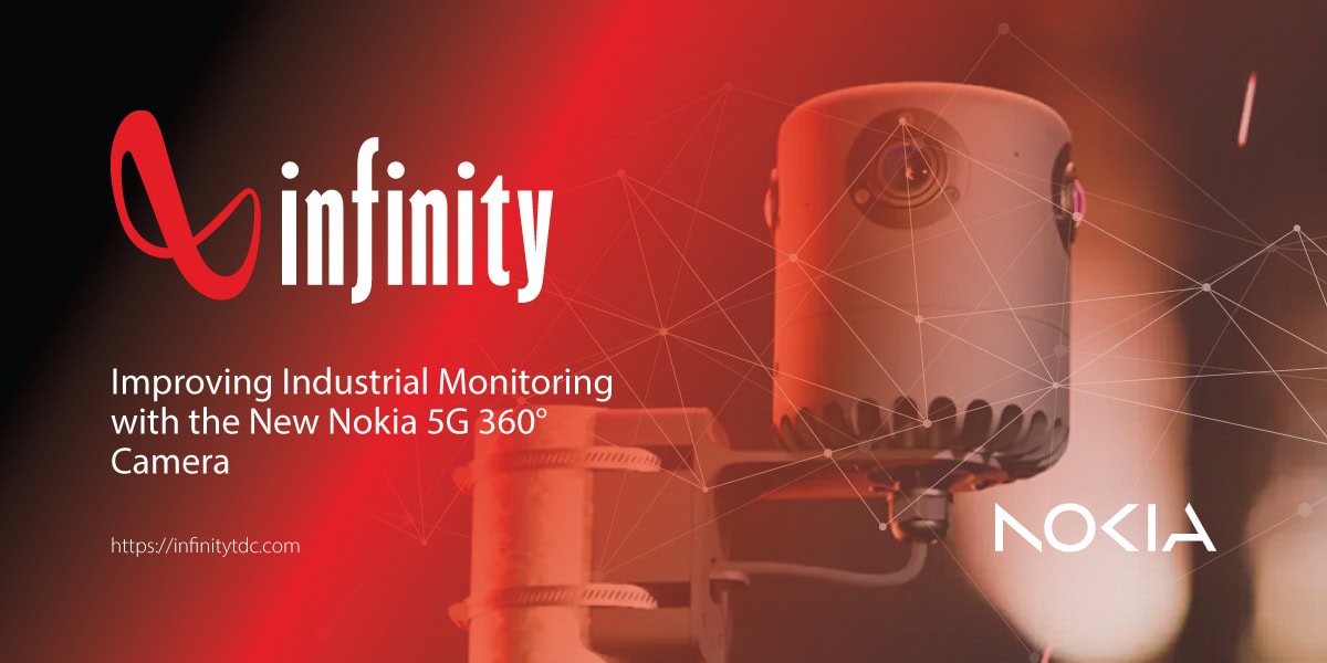 Industrial Monitoring with the Nokia 5G 360° Camera